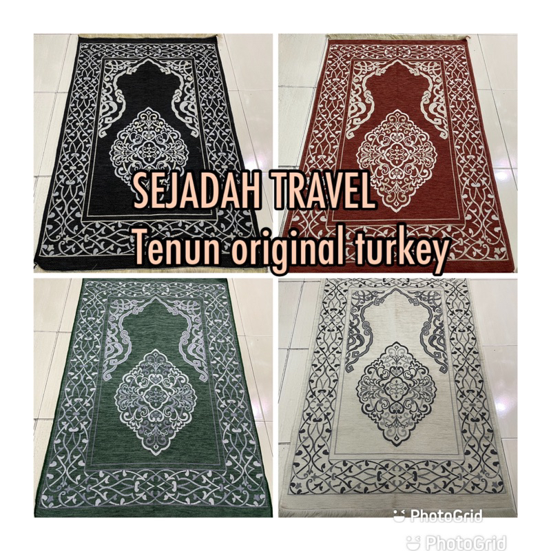 sejadah travel turkey (original )/ukuran dewasa 70cmx110cm | Shopee ...