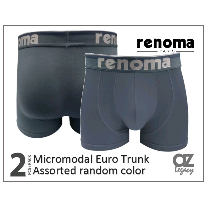 RENOMA Ultra Soft Micromodal Spandex Euro Trunk (REX8042) | Shopee Malaysia