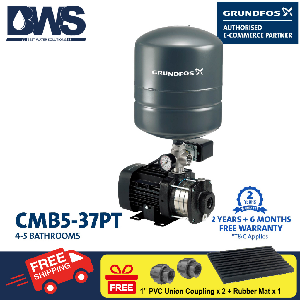 Grundfos CMB5-37PT Home Water Pressure Booster Pump | Shopee Malaysia