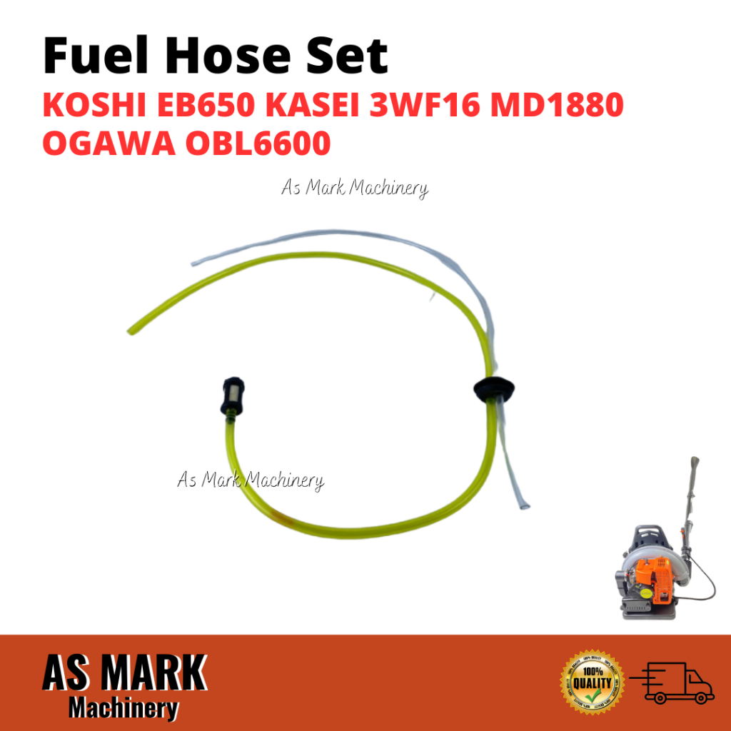 Fuel Hose Set Koshi EB650 3WF16 MD1880 OBL6600 Backpack Blower | Shopee ...