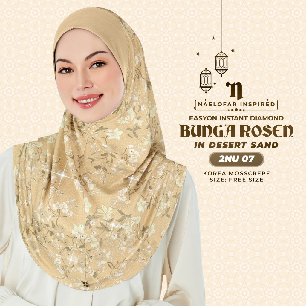 Tudung Sarung Bunga Rosen [NA, NQ, FA, NU] | Shopee Malaysia