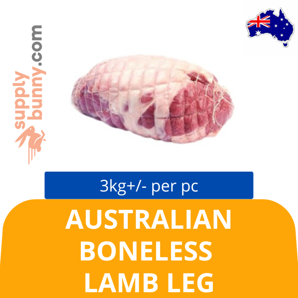 Frozen Australian Whole Boneless Lamb Leg (3kg+/- per Piece) Paha ...