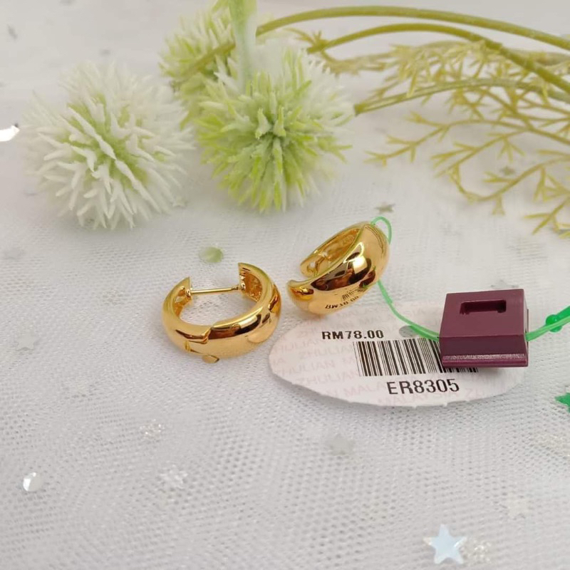 🔥🔥SUBANG PLAIN EMAS TINDIK EMAS ANTING EMAS EMAS SADUR ZHULIAN VIRAL ...