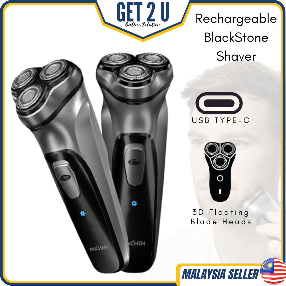 Electric Shaver Razor Machine Enchen BlackStone Rechargeable 3D Beard ...