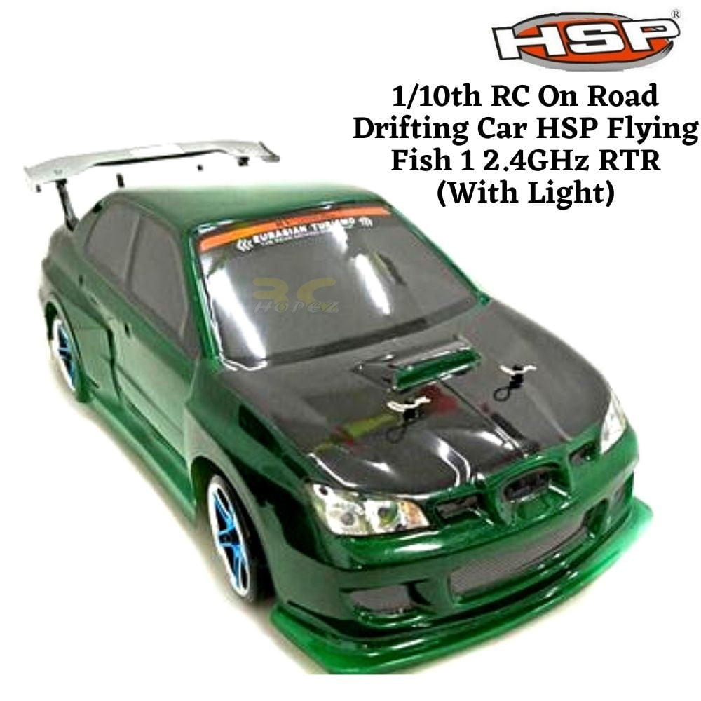 HSP RC Drift Car 94123 Flying Fish 1/10 RC Car 4WD Remote Control Drift ...