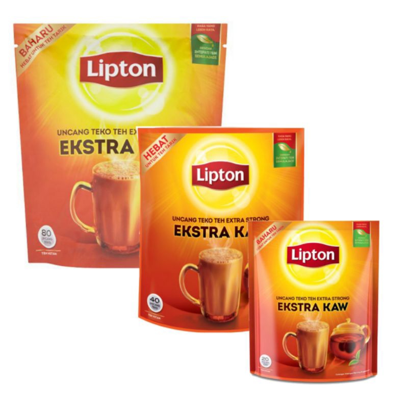 [READY STOCK]Lipton Tea Potbag Ekstra Kaw ( P20/P40/P80 ) | Shopee Malaysia