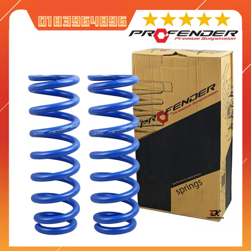 (1 Pair) Profender Coil Spring Toyota Hilux VIGO REVO Triton Ranger T6 Navara D40 NP300 PRO4X ...
