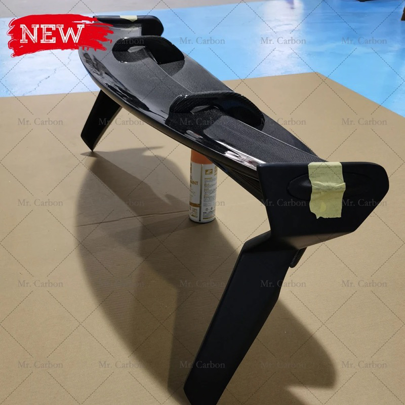 Mini Cooper S F55 F56 Carbon Fiber Rear Roof Top Spoiler Lip Gm Gigamot