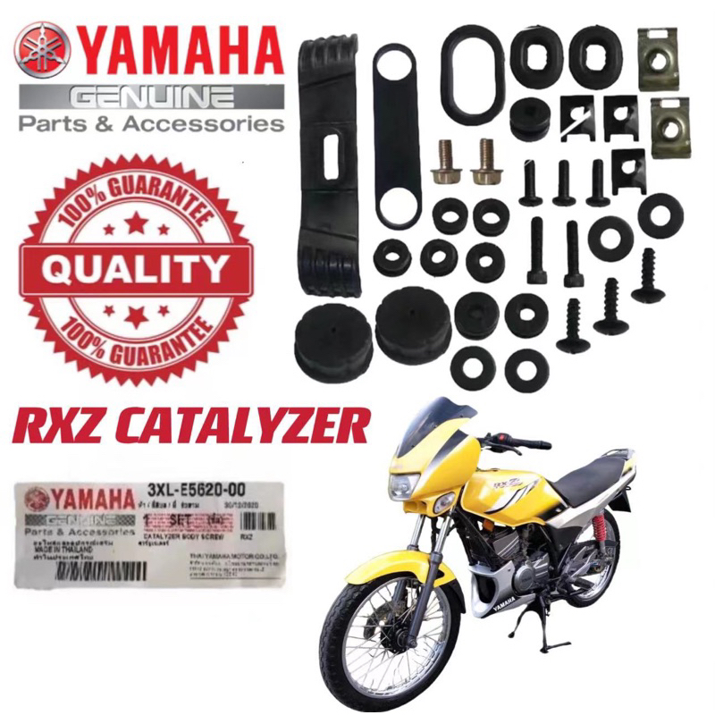 YAMAHA RXZ CATALYZER RXZ CATA (3XL) BODY COVER SCREW RUBBER FULL SET ...