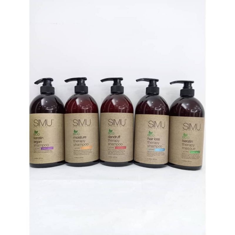 Simu Professional Salon Eco SLS Free Shampoo/Conditioner Mask 1000ml ...