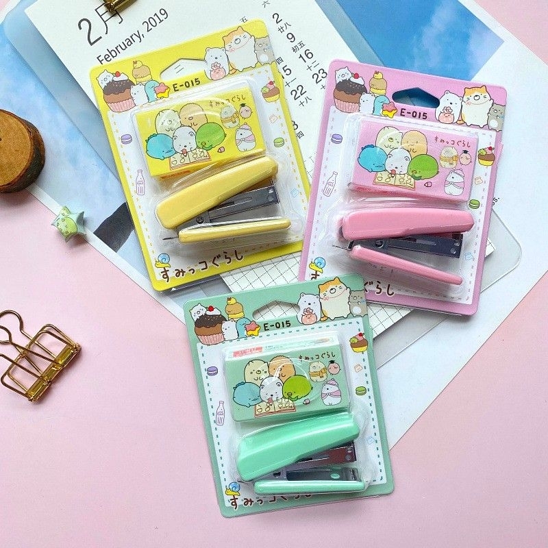 Cat / Unicorn / Sakura / Dinosaur Mini Stapler Set With Free Bullet ...