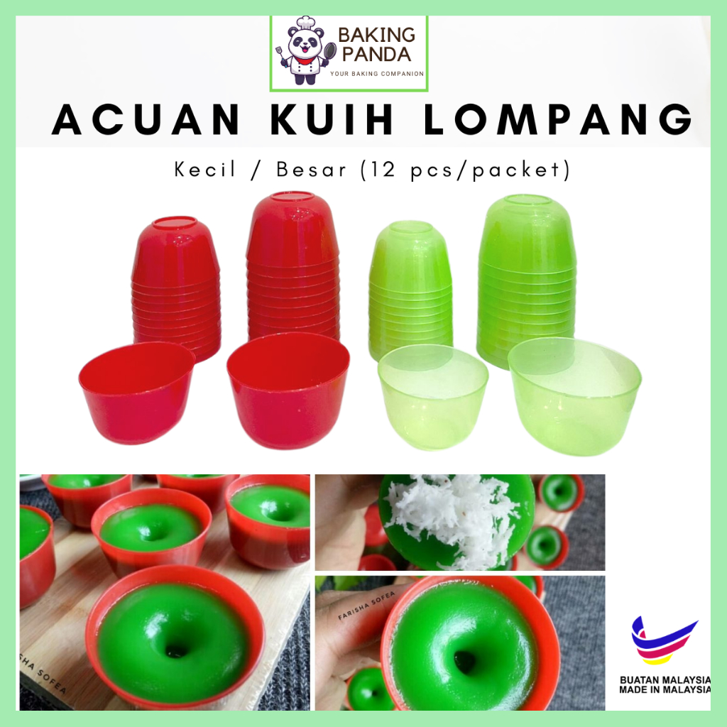 Acuan Kuih Lompang (12pcs/pack) | Acuan Kuih Apam | Kuih Kosui | Kuih ...