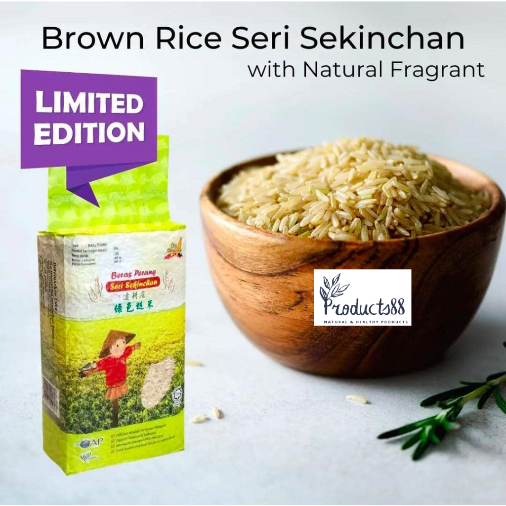 Brown Rice Beras Perang Sihat Healthy Rice Sekinchan Cap Asas Farm ...