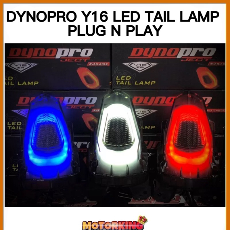 DYNOPRO LED TAIL LAMP ORIGINAL PLUG N PLAY Y16 LC135 V8 LC135 FI HONDA ...