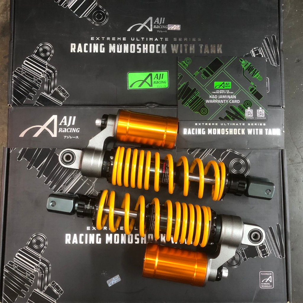 Ori AJI RACING WITH WARANTY CARD NVX V1 V2 MONOSHOCK ADJUSTABLE GASK ...