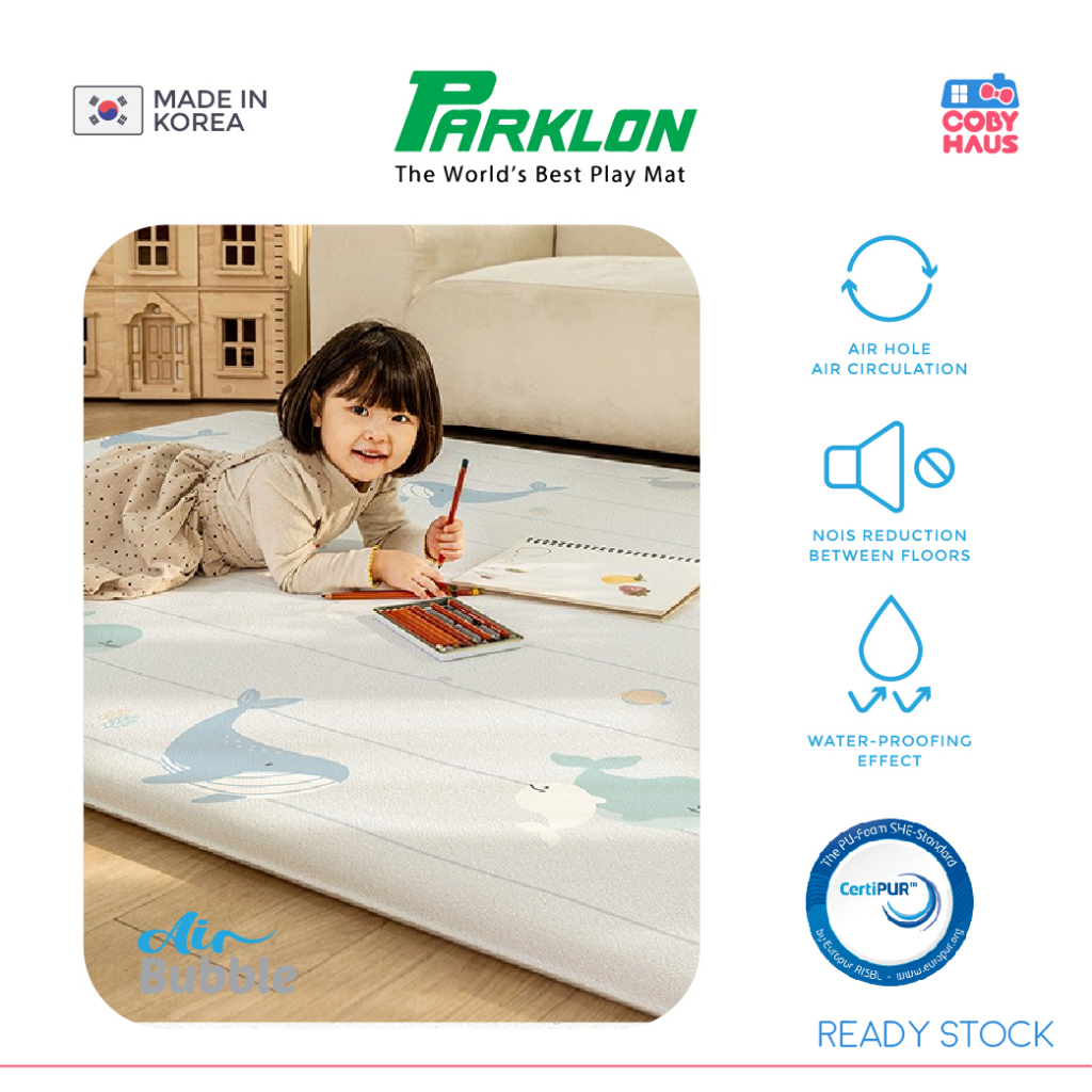 PARKLON Playmat Korea Anti Bacteria Air Bubble Soft Mat Baby Floor Mat ...
