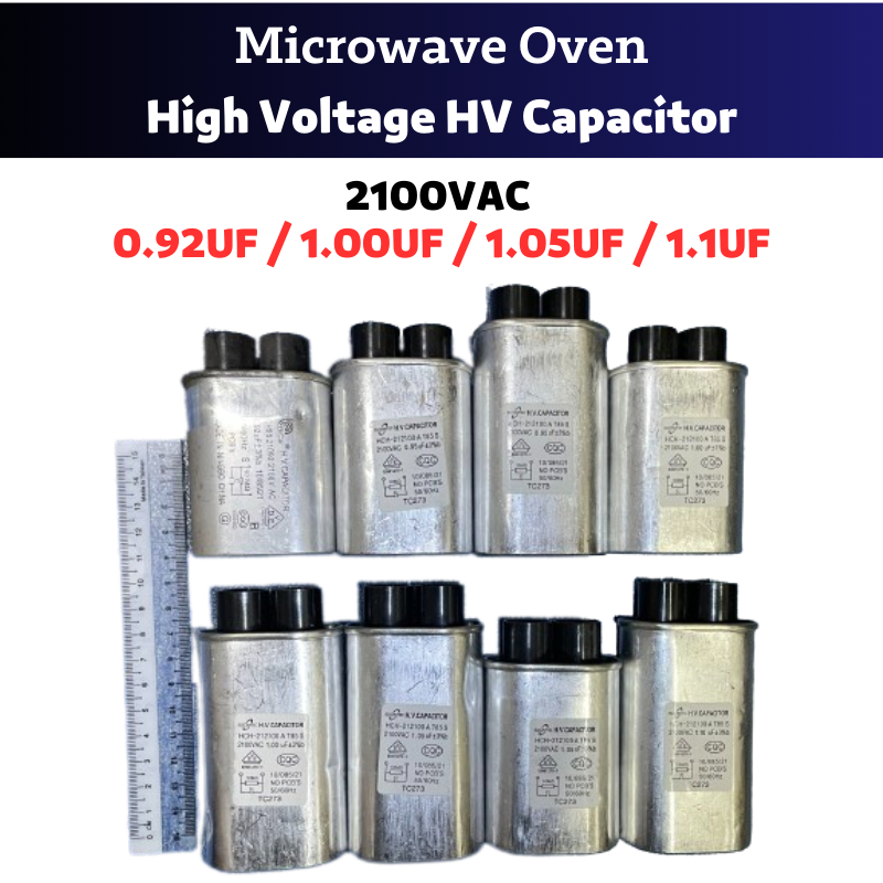 MICROWAVE OVEN High Voltage HV Capacitor 2100VAC 0.92UF / 1.00UF / 1 ...