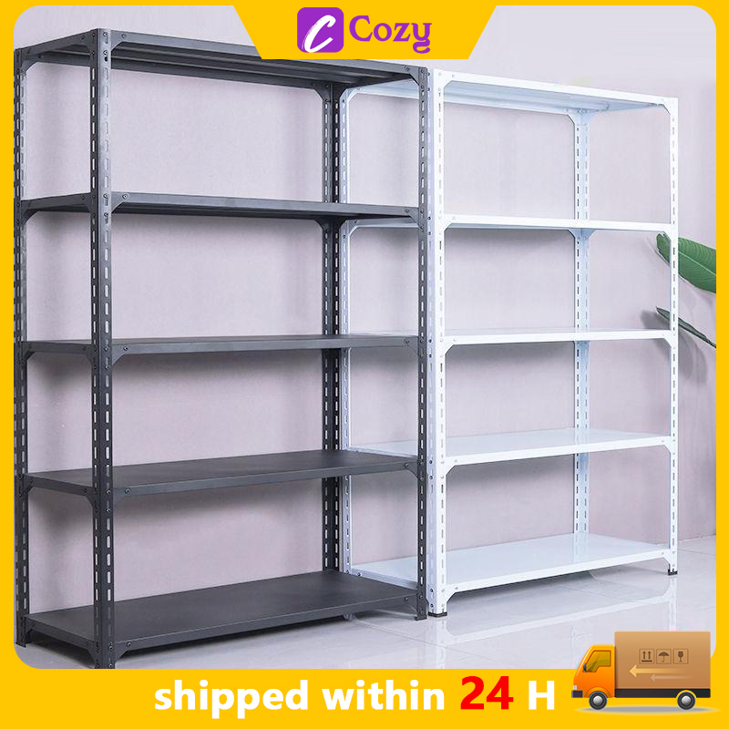 Adjustable Angle Steel Rack Shelves 5 Layers Storage rack tiers kitchen Storage shelf Big Angle ...