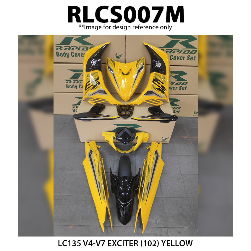 [READY STOCK] Coverset Bodyset Yamaha LC135 V4 V5 V6 V7 Exciter SE ...