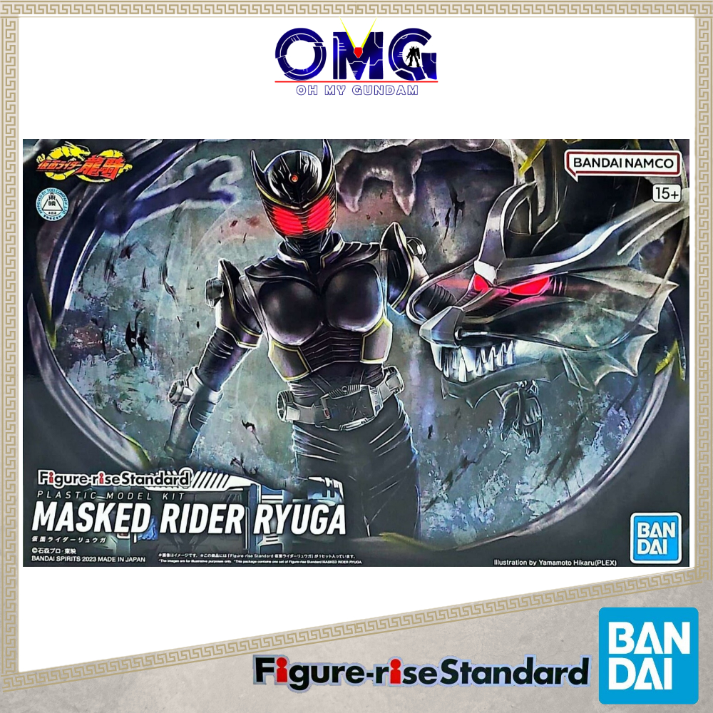 Bandai Figure-rise Standard Masked Rider Ryuga 63933 Kamen Rider Ryuki Dark Ryuki Kamen Rider ...