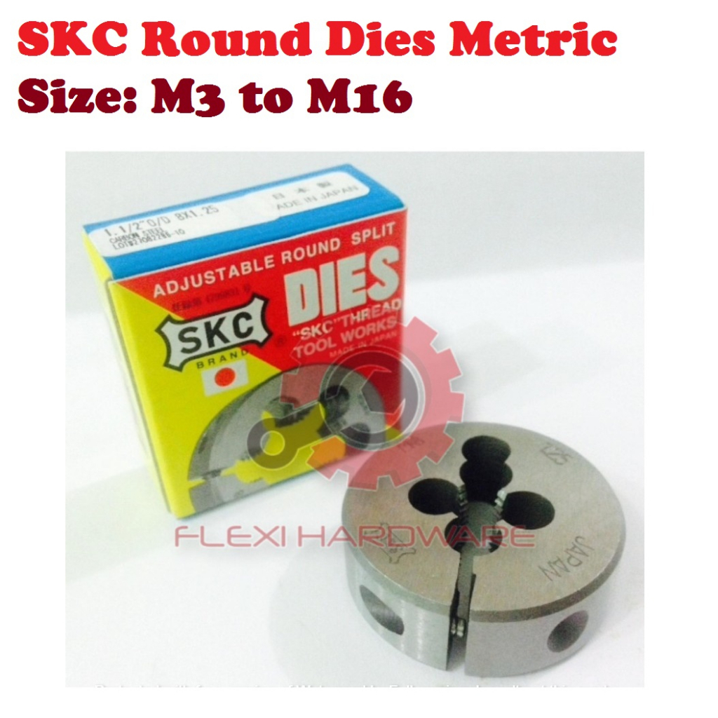 SKC Round Dies Metric M3 to M16 | Shopee Malaysia