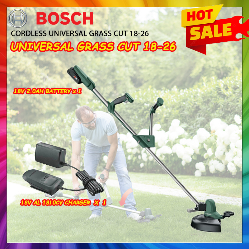 Bosch Universal Grass Cut 18-260 Cordless Grass Cutter | Shopee Malaysia