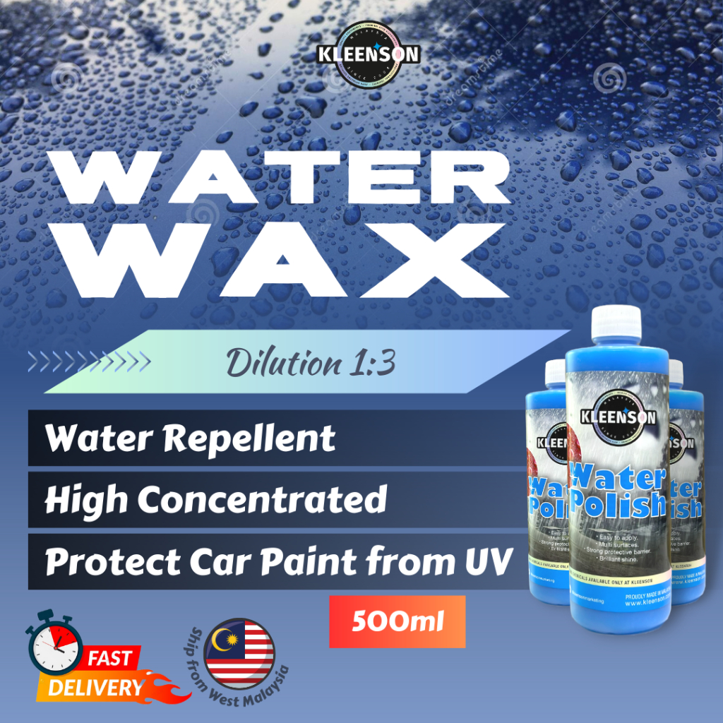 【Kleenson】Water Wax (500ML) | Water Polish | WaterRepellent | Dilute ...