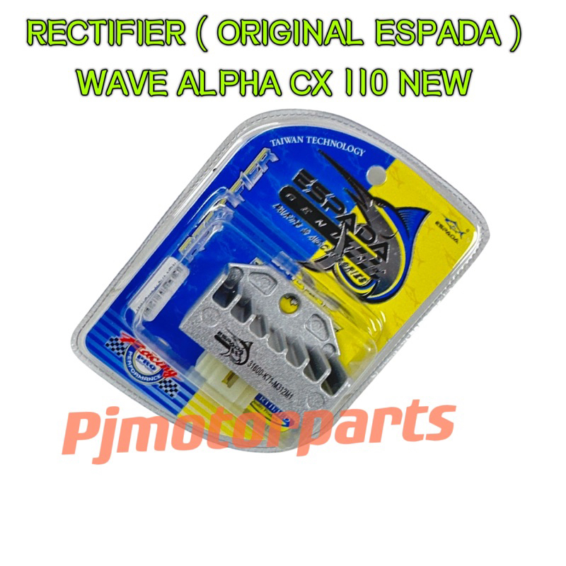 HONDA WAVE ALPHA CX110 V2 NEW ( ORIGINAL ESPADA ) RECTIFIER / REGULATOR ... HONDA WAVE ALPHA CX110 V2 NEW ( ORIGINAL ESPADA ) RECTIFIER / REGULATOR ...