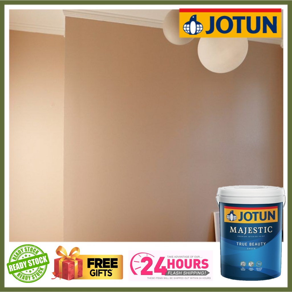 JOTUN 1L 2040 LIGHT GRANITE Majestic True Beauty Sheen /Cat Dalam Kilat ...