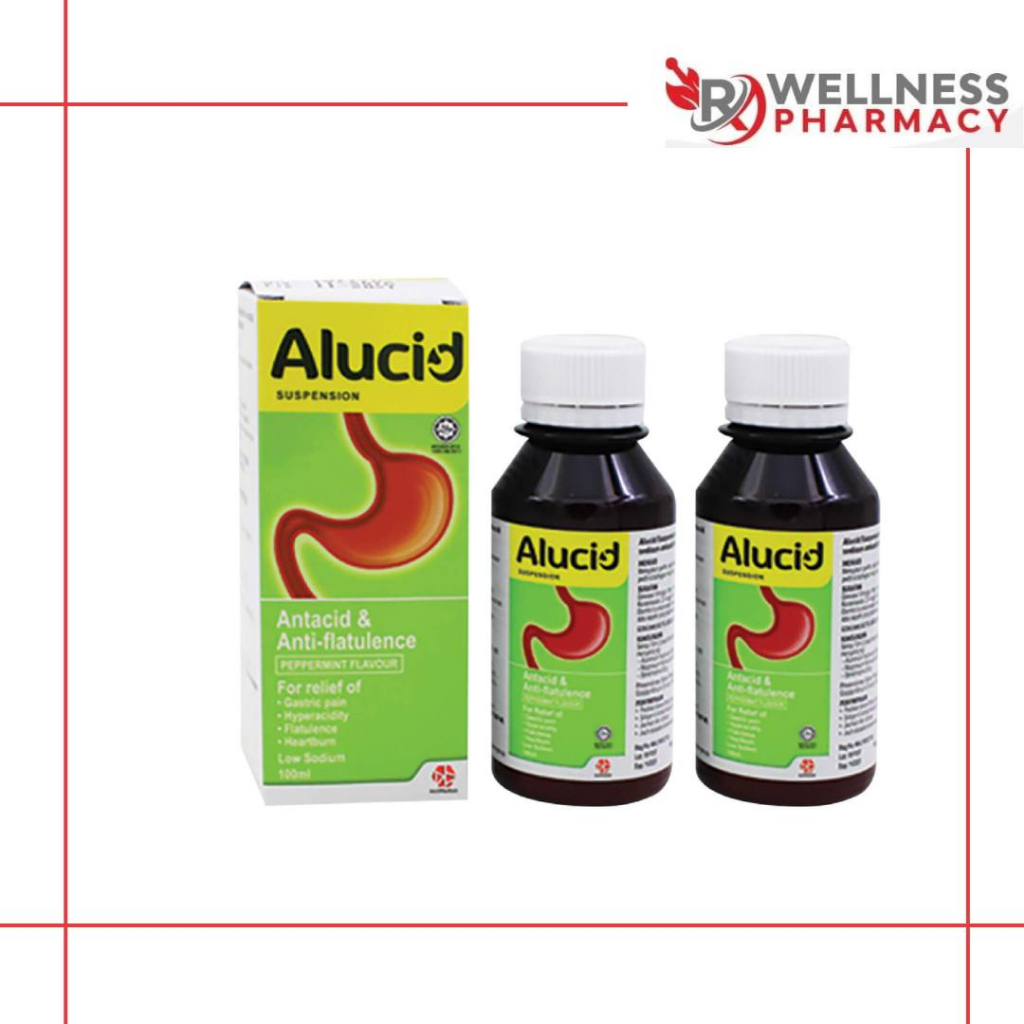 ALUCID Suspension 100ML || Relief of gastric pain, hyperacidity ...