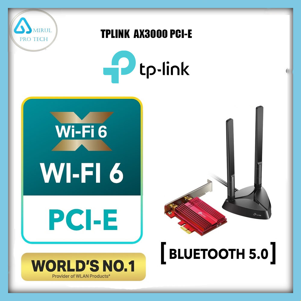 TP-Link AX3000 TX3000E WiFi 6 Bluetooth 5.0 PCIe Adapter Archer ...