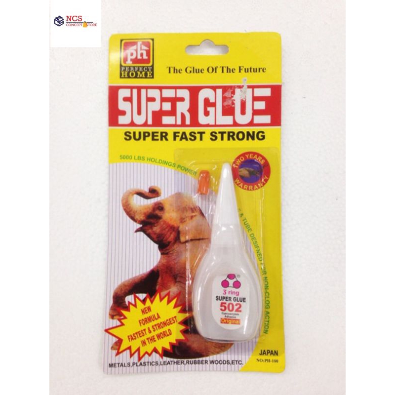 Super Glue 502 Super Fast Strong / 3 Second Glue / Elephant Glue / Gum ...