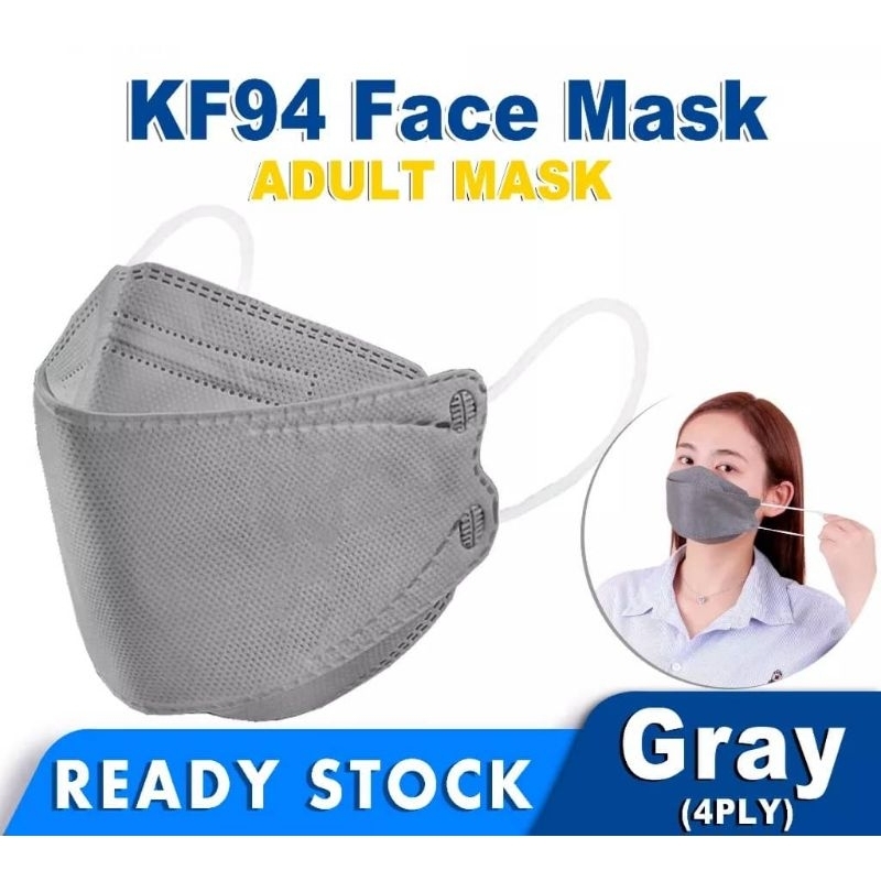 KF94 10Pcs/PACK Korea Design Adult Earloop 4Ply Fish Type Face Mask [24 ...