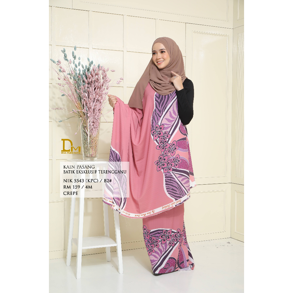 DESA MURNI BATIK - BATIK EKSKLUSIF TERENGGANU NIK 5543 🔥🔥🔥 | Shopee ...