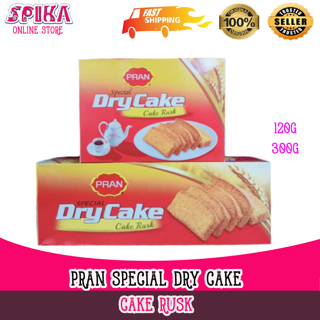 PRAN SPECIAL DRY CAKE / CAKE RUSK 120GM / 300GM | Shopee Malaysia