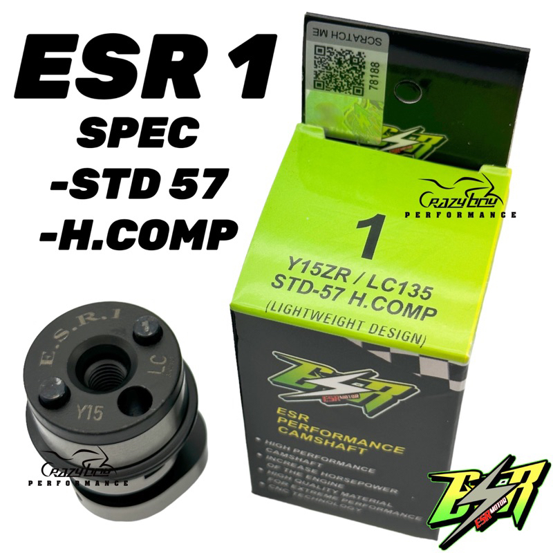 ESR MOTOR 100% ORIGINAL LIGHTWEIGHT Y15ZR LC135 CAMSHAFT ESR1 ESR2 ESR3 ...