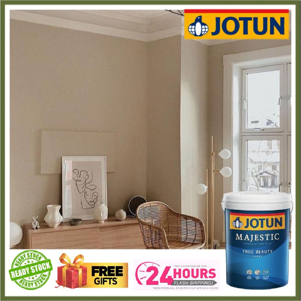 JOTUN 1L 1359 MACCHIATO Majestic True Beauty Sheen /Cat Dalam Kilat/Cat ...