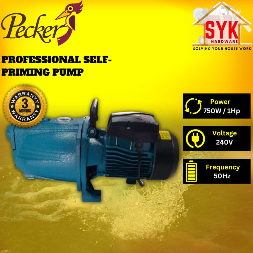 SYK Pecker JET-100A Professional Self-Priming Pump Pressure ...
