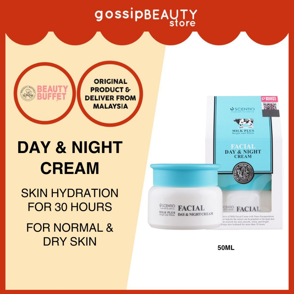 BEAUTY BUFFET - Scentio Milk Plus Bright White Facial Day & Night Cream ...