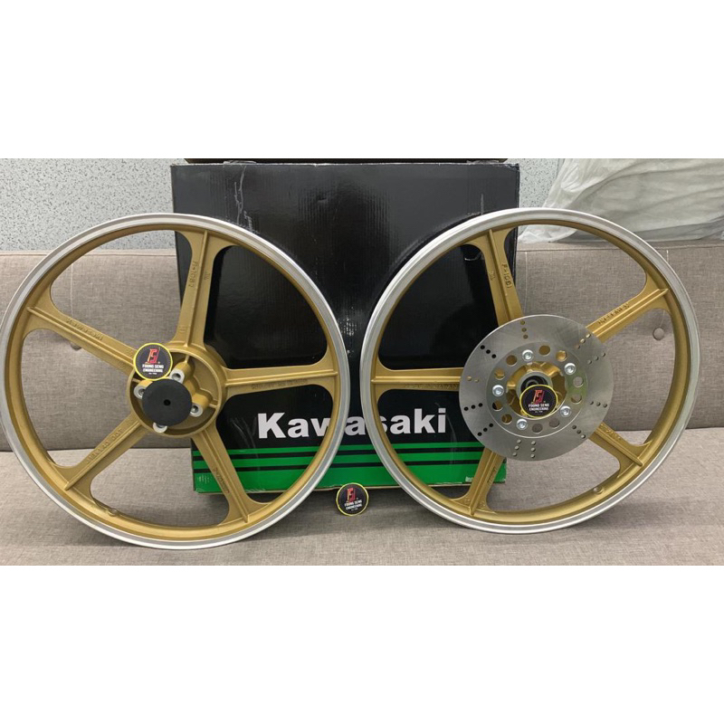 SPORT RIM AR80 KAWASAKI MADE IN JAPAN 18 INCH FULL CHOP ENKEI JAPAN RXZ ...