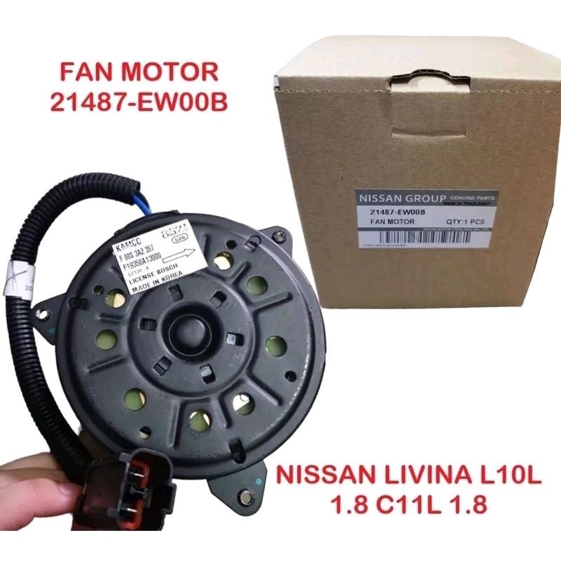 NISSAN RADIATOR FAN MOTOR NISSAN LATIO LIVINA L10L 1.6/1.8 C11L 1.6/1.8 ...