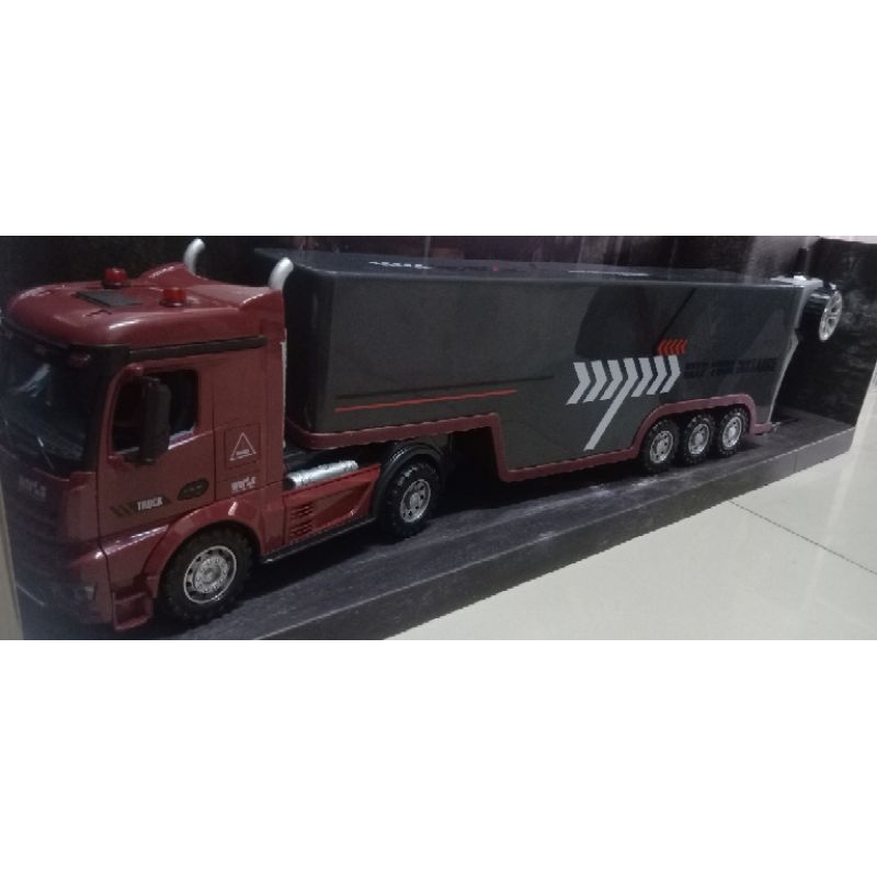 rc lori kontena bersaiz besar remote control beteri cas PERCUMA 1biji ...