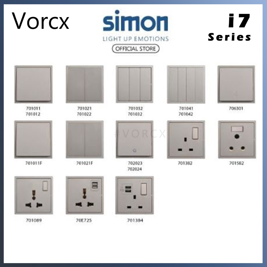 Simon I7 Series Switch (Golden Champagne) | Shopee Malaysia