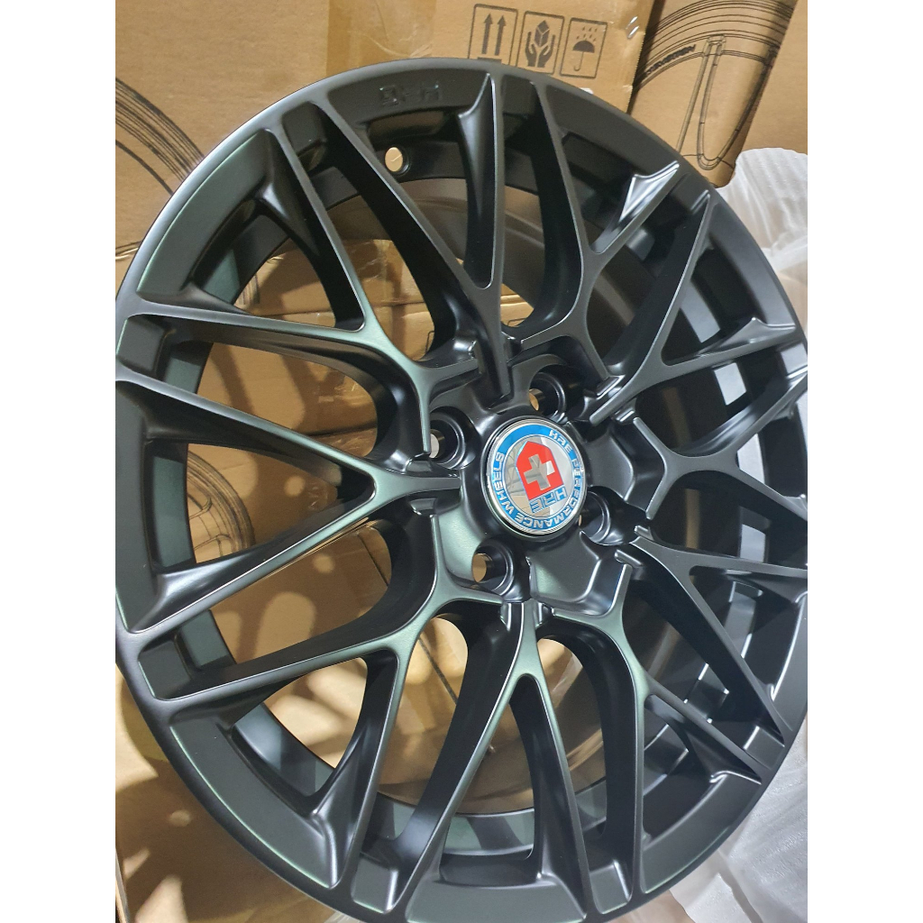 HRE Sport Rim 15Inch 15x6.5 4x100 ET35 RIM BARU MATT BLACK (FLOW ...