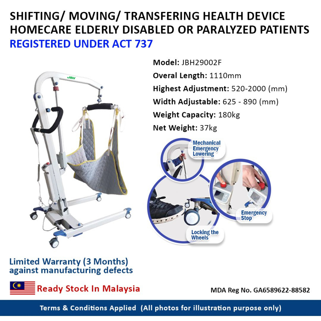 (MDA APPROVED) SHIFTING/TRANSFERING /MOVING/LIFTING PATIENTS DEVICE FOR ...