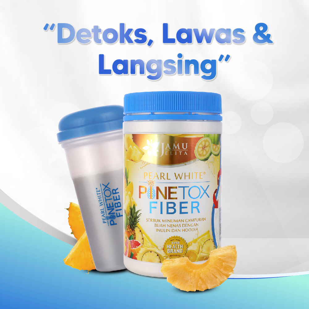 JAMU JELITA Pearl White Pinetox Fiber, Detoks, Lawas & Langsing ...