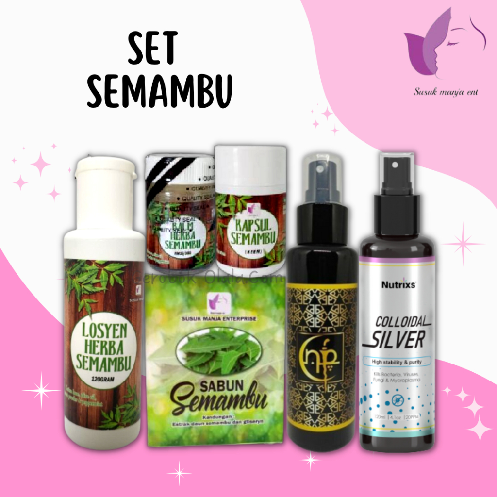 SABUN SEMAMBU | LOTION SEMAMBU | BALM SEMAMBU | CHICKEN POX | NANO ...