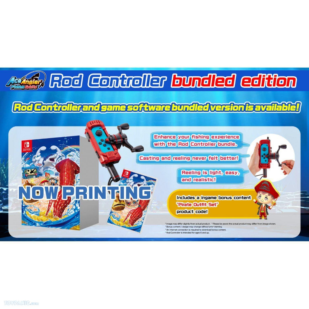 SWITCH Ace Angler - Fishing Spirits Rod Controller Bundle Edition ...