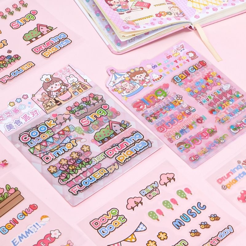 cute cartoon sticker | Shopee Malaysia