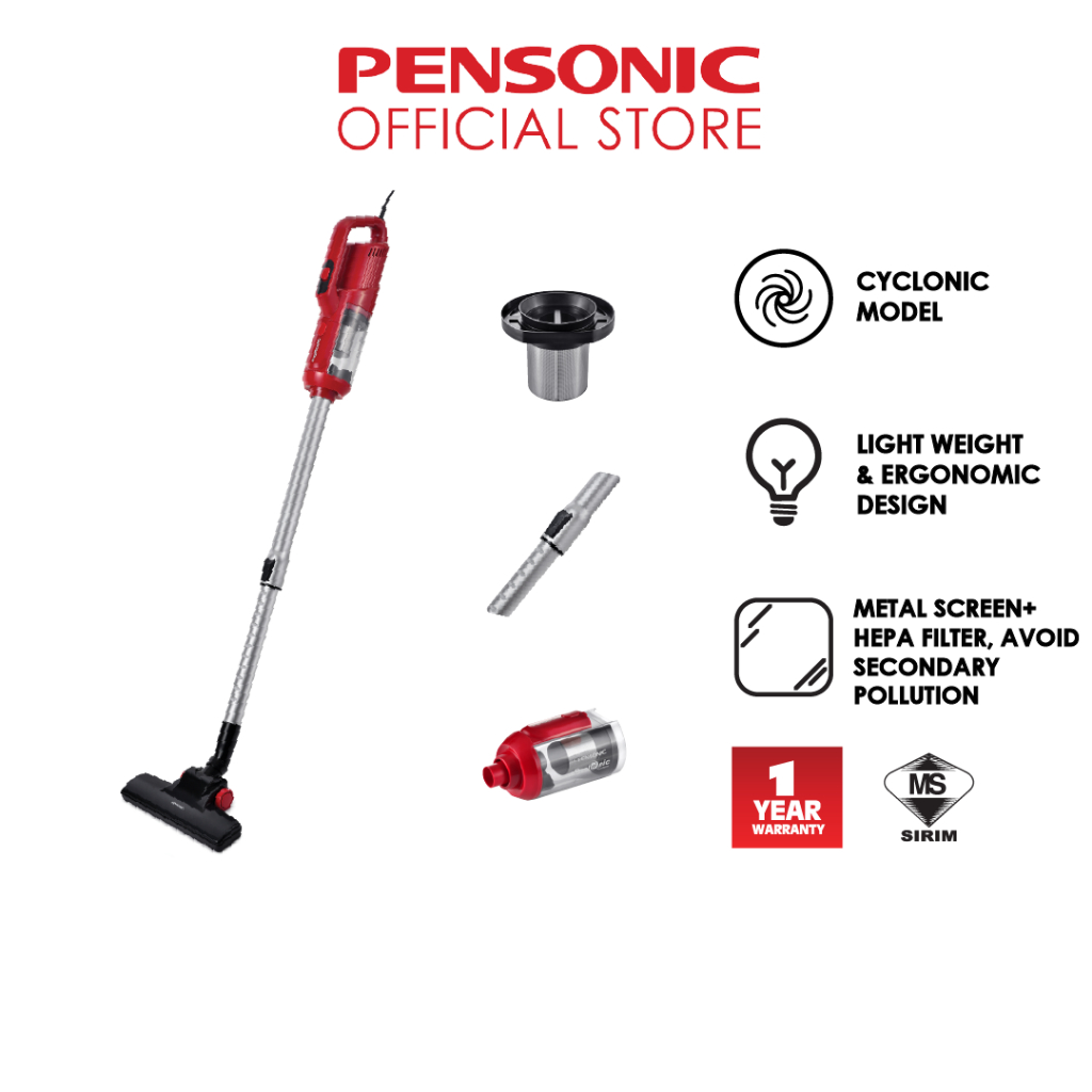 [ Online Exclusive ] Pensonic Handheld Vacuum Cleaner | Cyclonic System ...